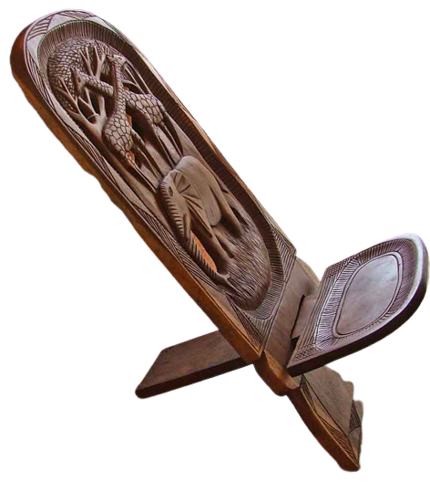 African birth folding chair – Hand Cree